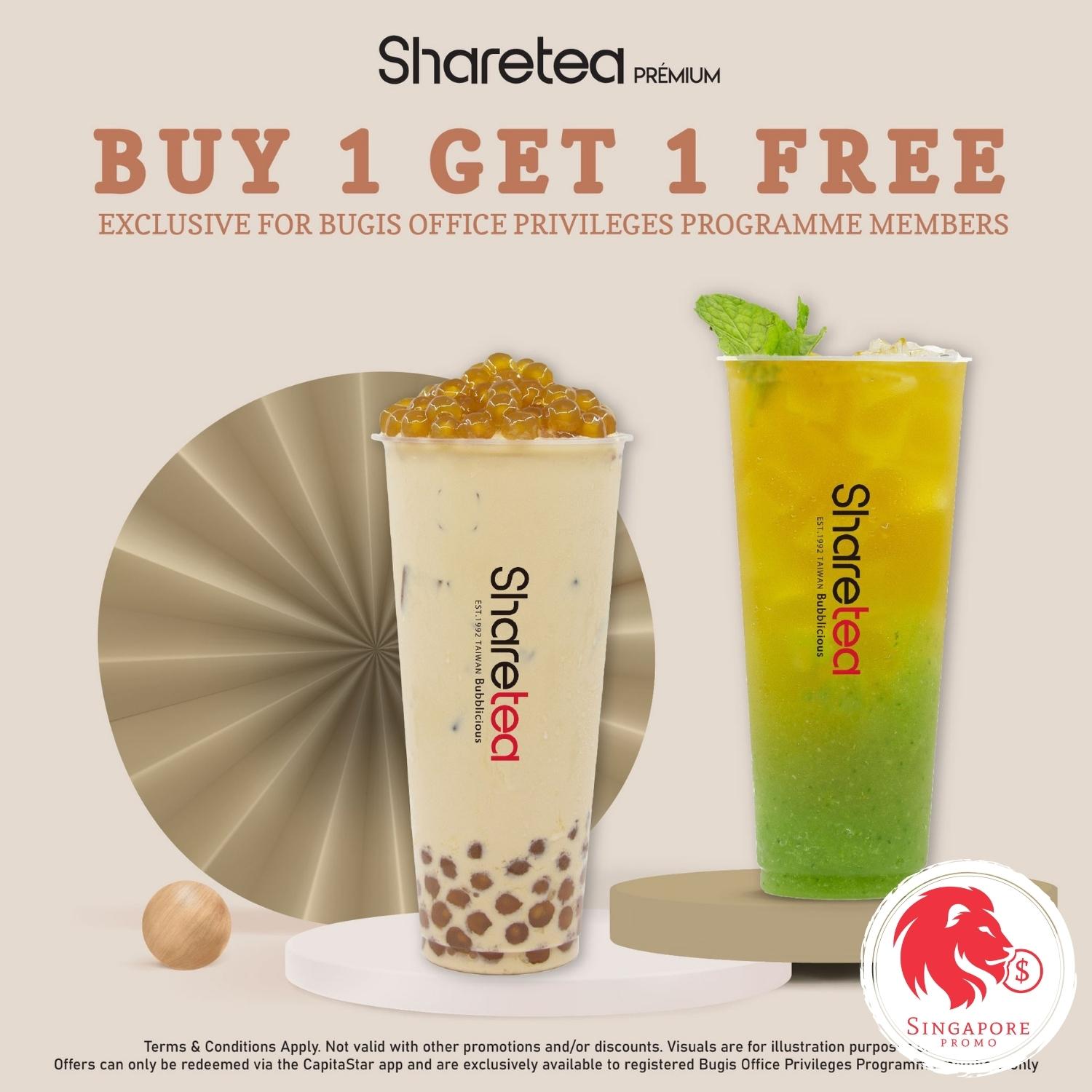 1-FOR-1 Bubble Tea - Singapore Promo