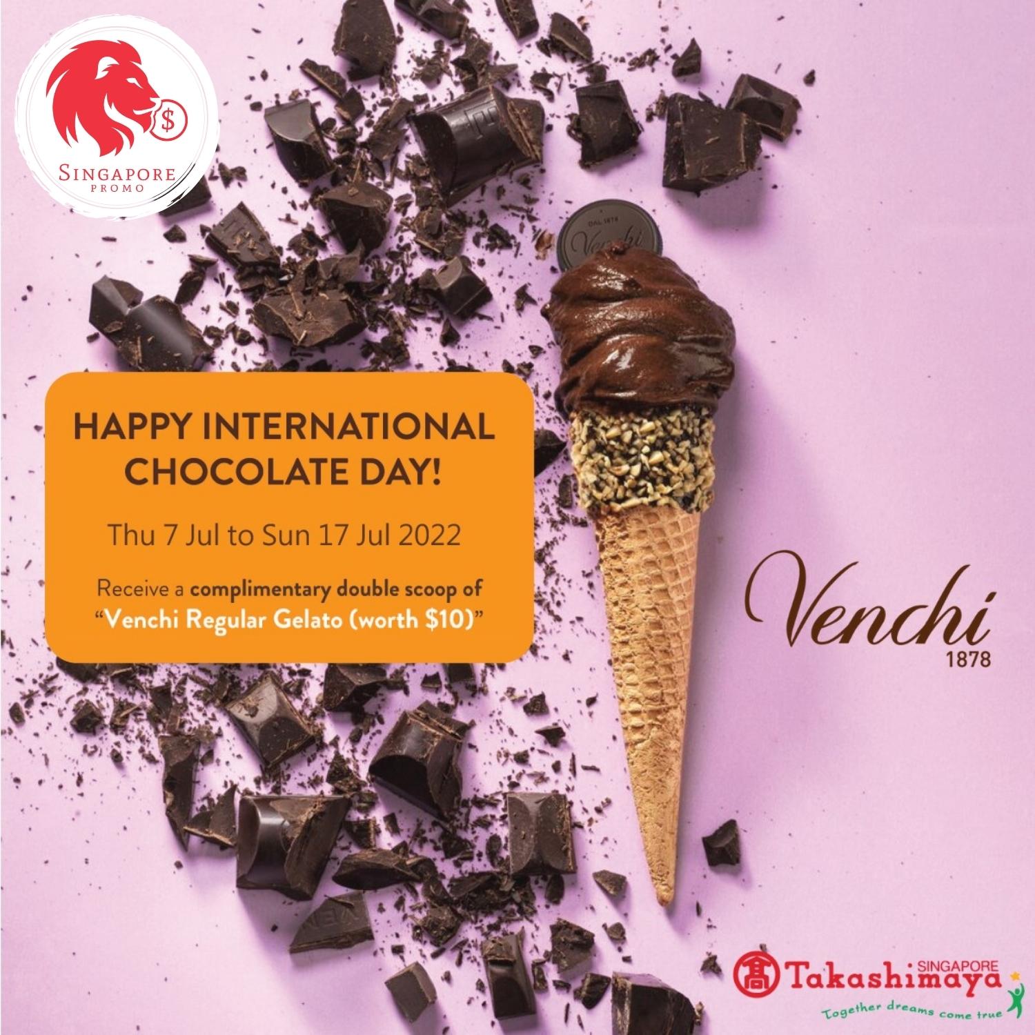 FREE Venchi Regular Gelato - Singapore Promo