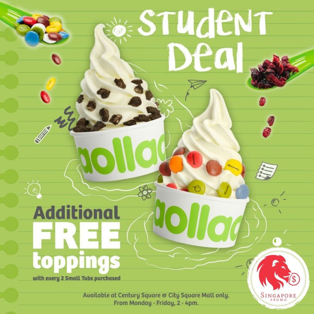 FREE Toppings - Singapore Promo