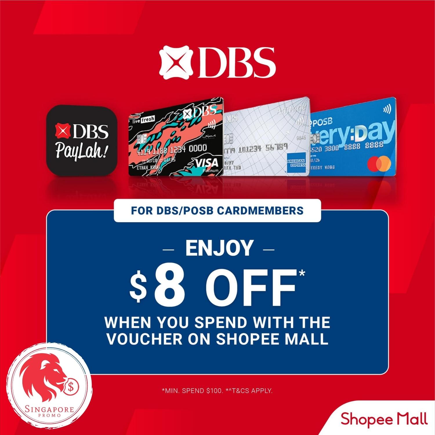 $8 OFF Shopee Mall - Singapore Promo