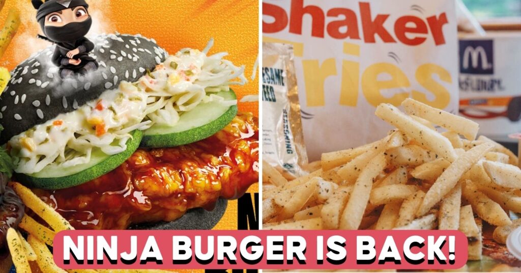McDonald’s Ninja Burger Is Back, Get The Crispy Chicken Charcoal Burger ...