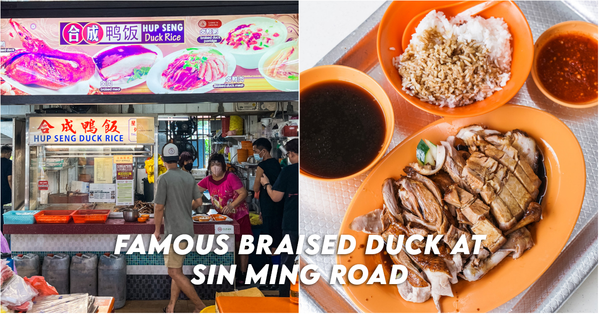 Hup Seng Duck Rice – Famous Braised Duck Rice At Sin Ming Road ...