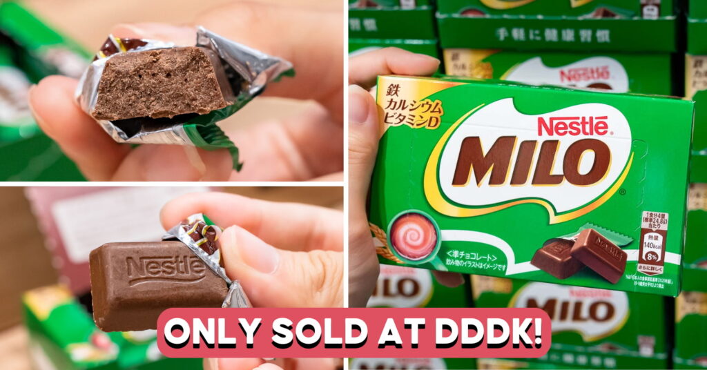 Don Don Donki Has New Milo Chocolate Bars From Japan - Singapore Promo