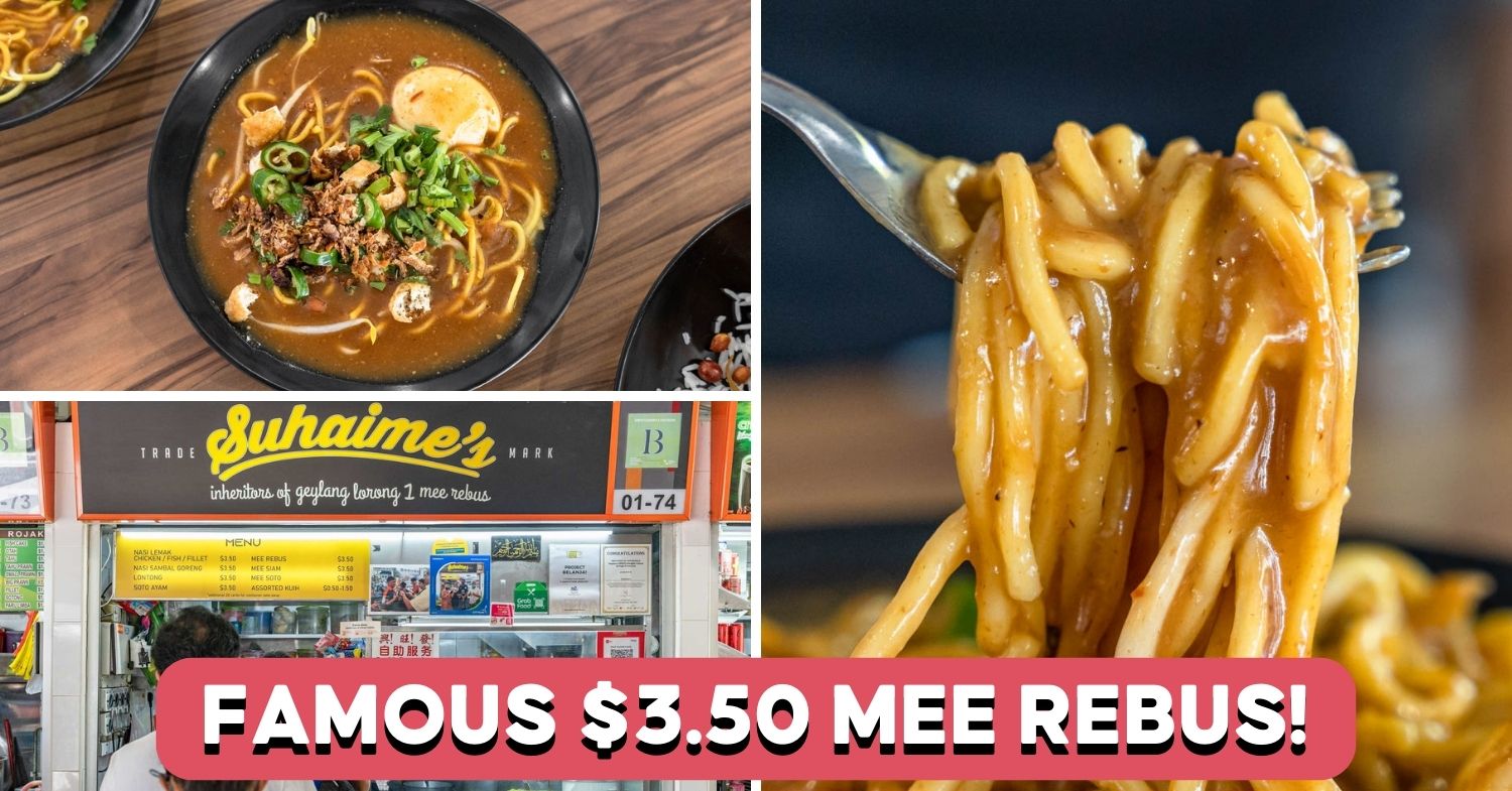 Suhaime’s: Famous Mee Rebus Stall With Queues From 6AM At Geylang Bahru ...