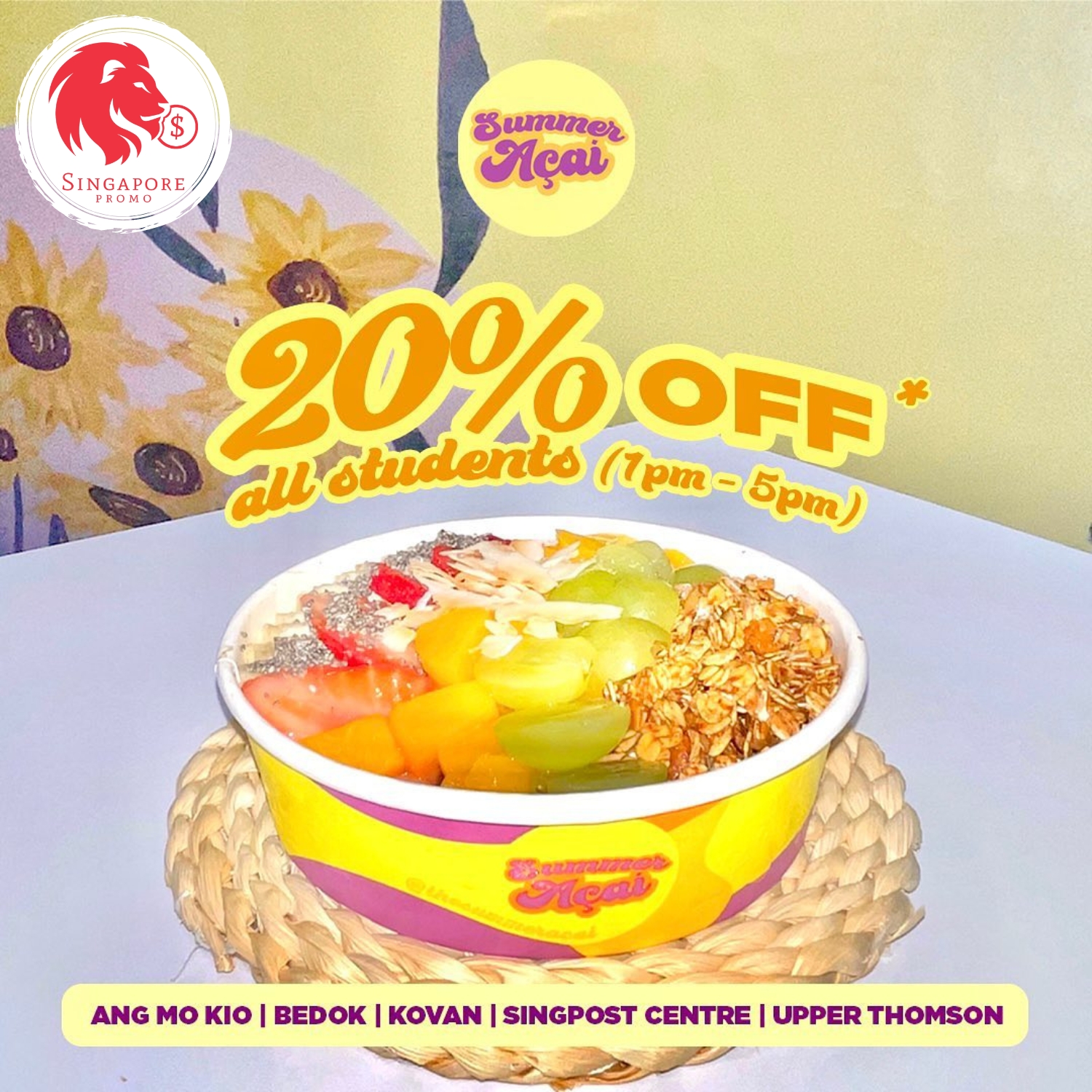 20% OFF Medium & Large Bowls - Singapore Promo