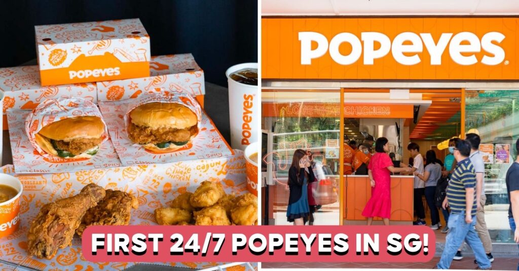 Popeyes’ First 24-Hour Outlet Opens In Bukit Timah With New Chilli Crab ...