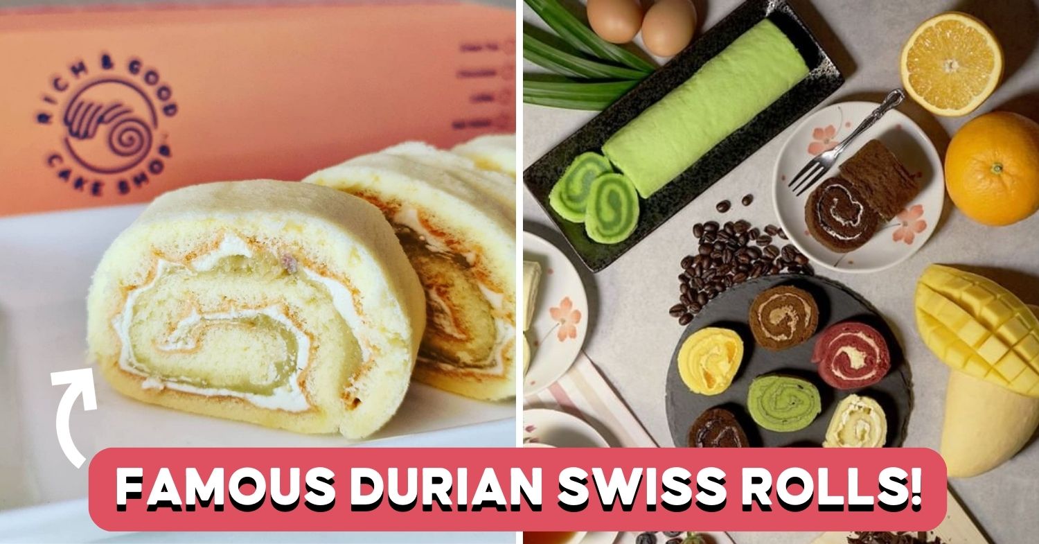 Rich And Good Cake Shop: Popular Durian And Kaya Swiss Rolls At Bugis ...