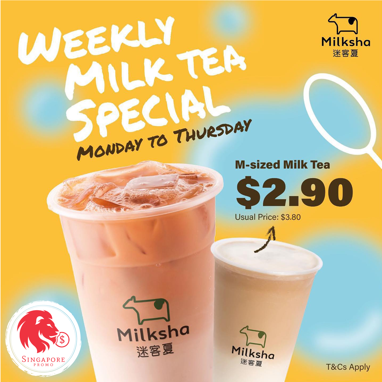 $2.90 M-size Milk Tea - Singapore Promo