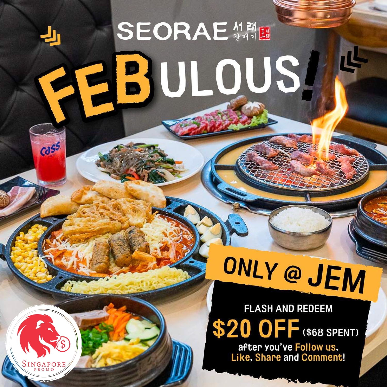 $20 OFF Korean BBQ - Singapore Promo