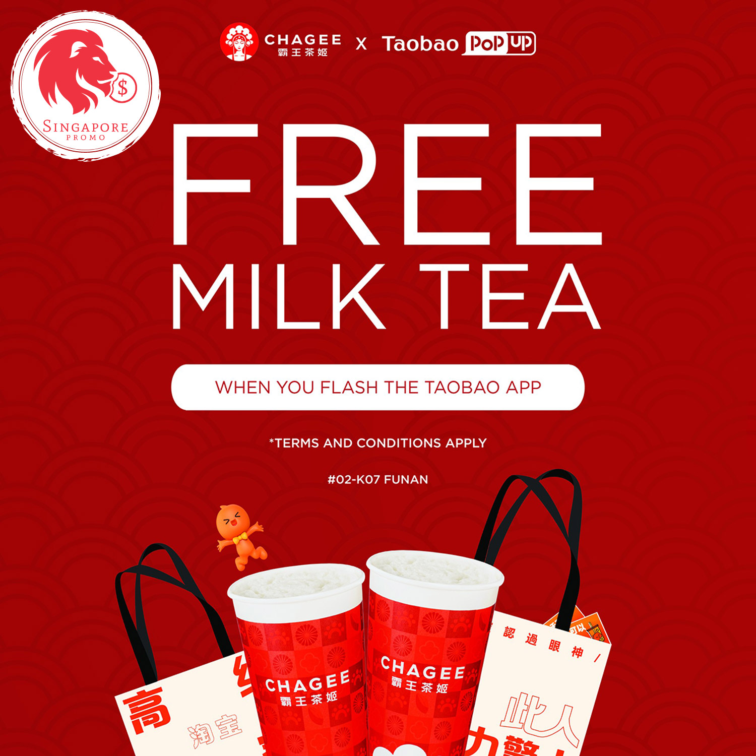 FREE Milk Tea - Singapore Promo