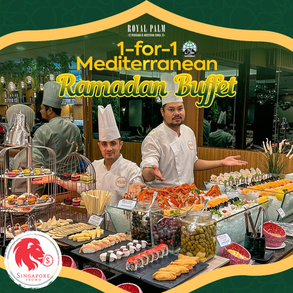 1-FOR-1 Mediterranean Ramadan Buffet - Singapore Promo