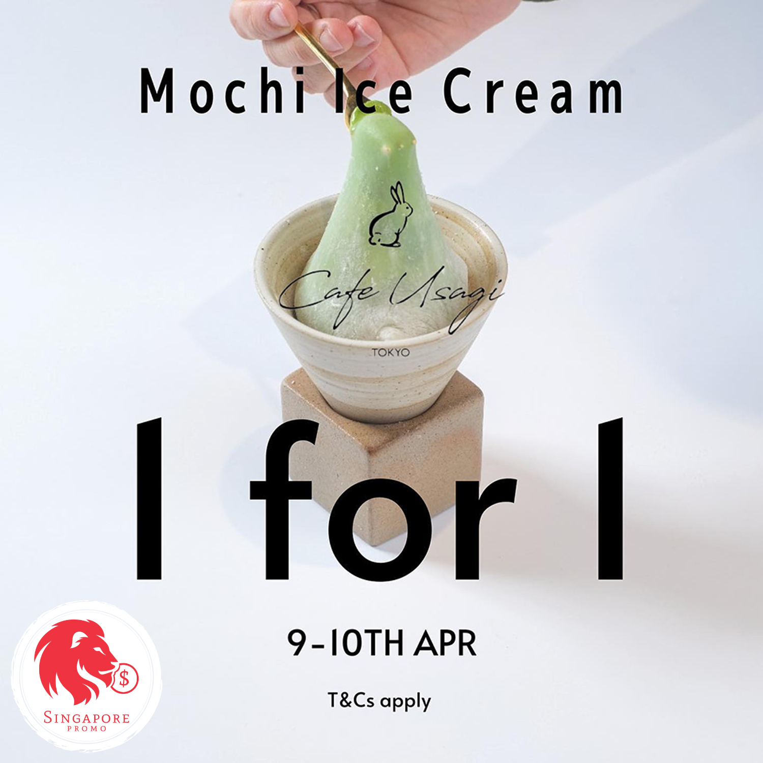 1-FOR-1 Mochi Ice Cream - Singapore Promo