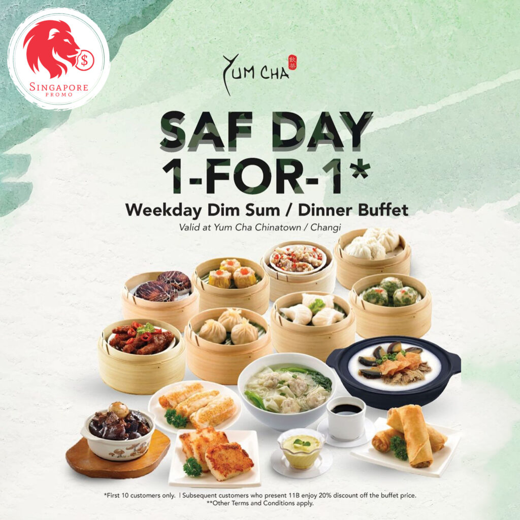1-FOR-1 Dim Sum / Dinner Buffet - Singapore Promo