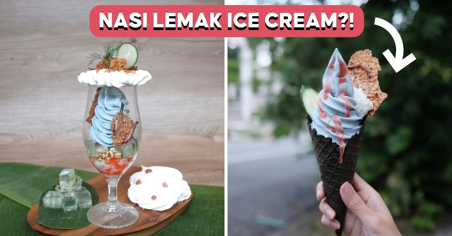 Sunday Folks Has New Nasi Lemak Parfait With Blue Pea Ice Cream For ...