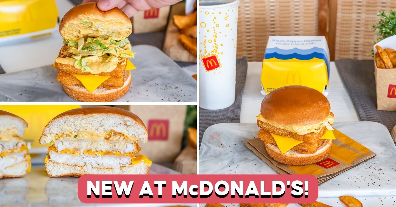McDonald’s Has New Black Pepper Cheese Filet-O-Fish Burger For A ...
