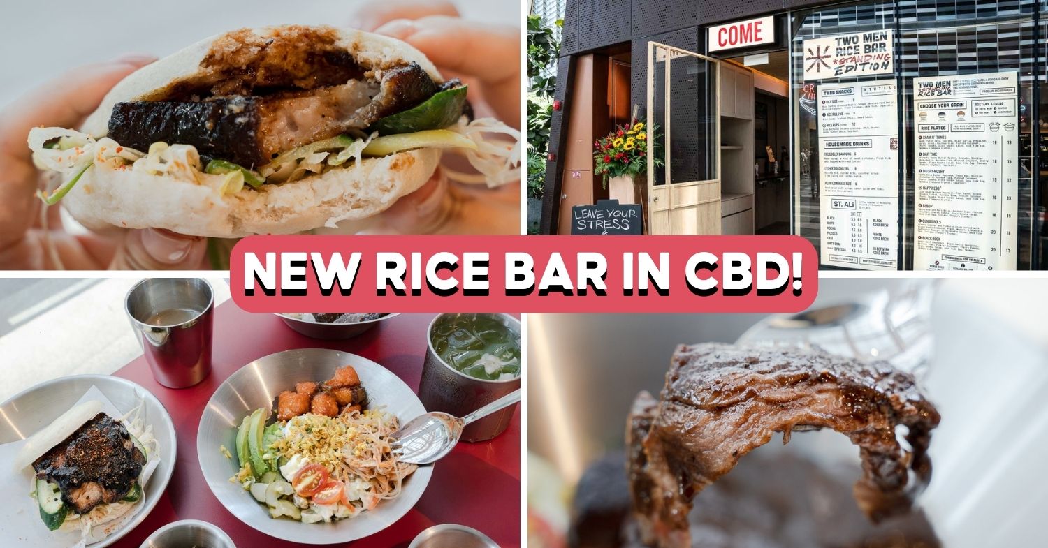 Two Men Rice Bar Review: New CBD Cafe By Two Men Bagel House With Kong ...