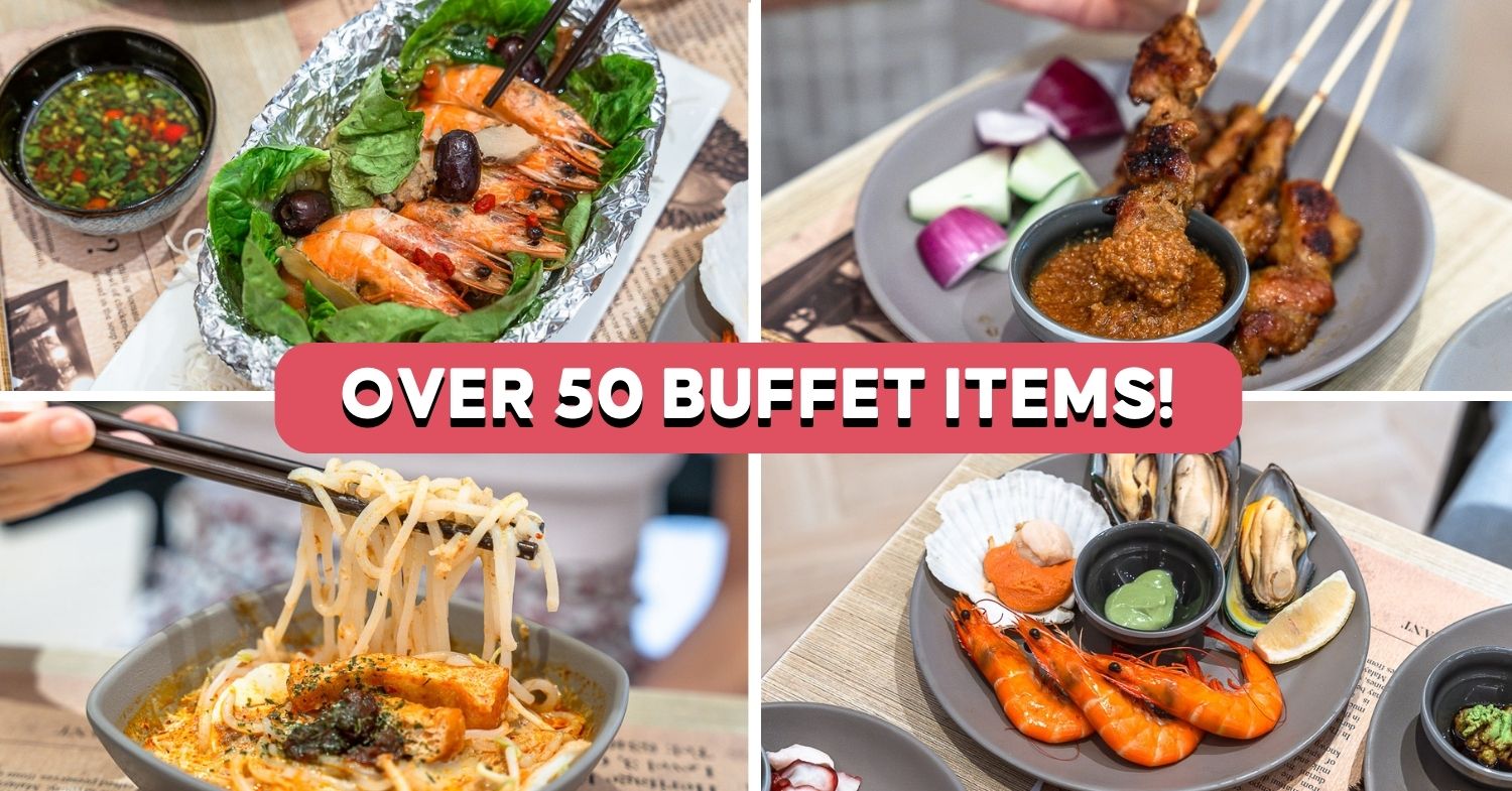 This Hotel Buffet Has Free-Flow Asian Dishes Such As Drunken Prawns And ...