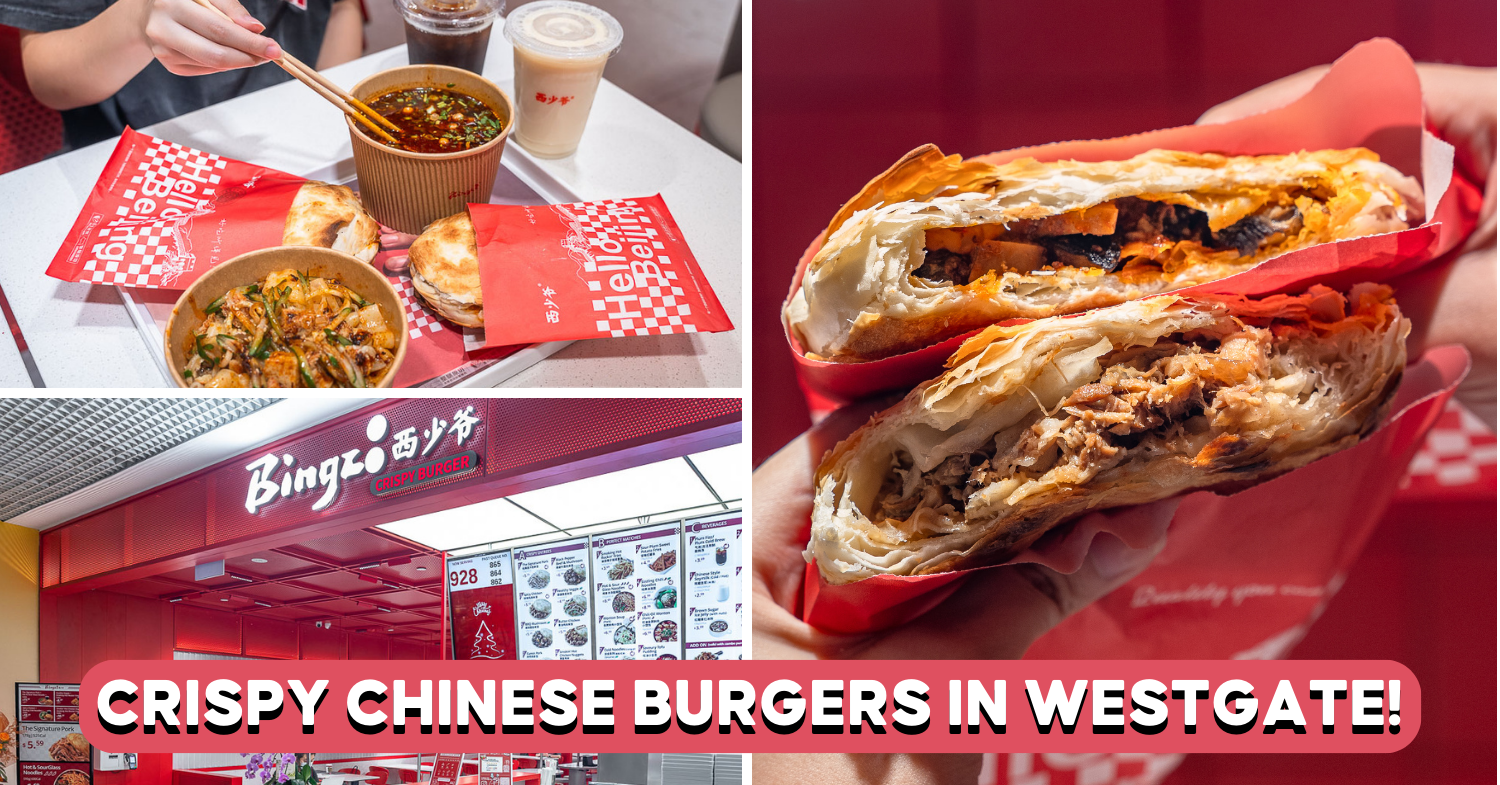 Bingz: Famous Chinese Crispy Burger Chain Opens In Jurong East ...