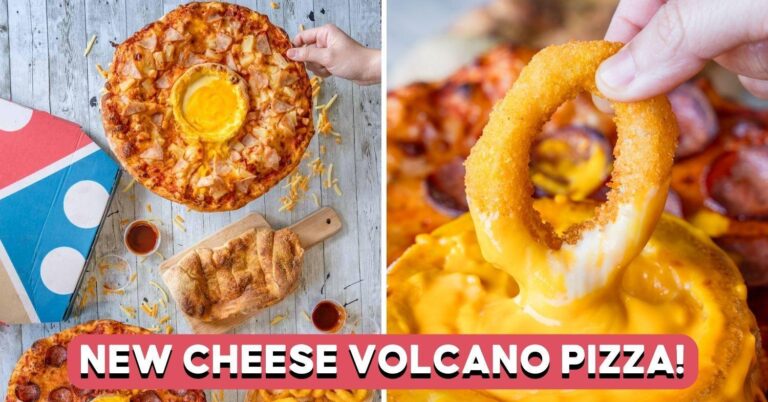 Domino’s Has New Limited Edition Cheese Volcano Pizzas With A Molten ...