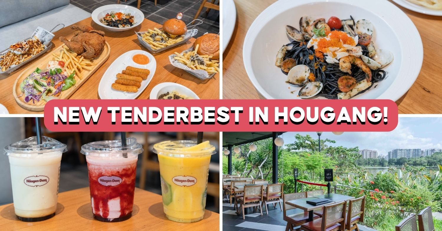 Tenderbest Makcik Tuckshop Opens In Punggol Park With Lakeside Views ...