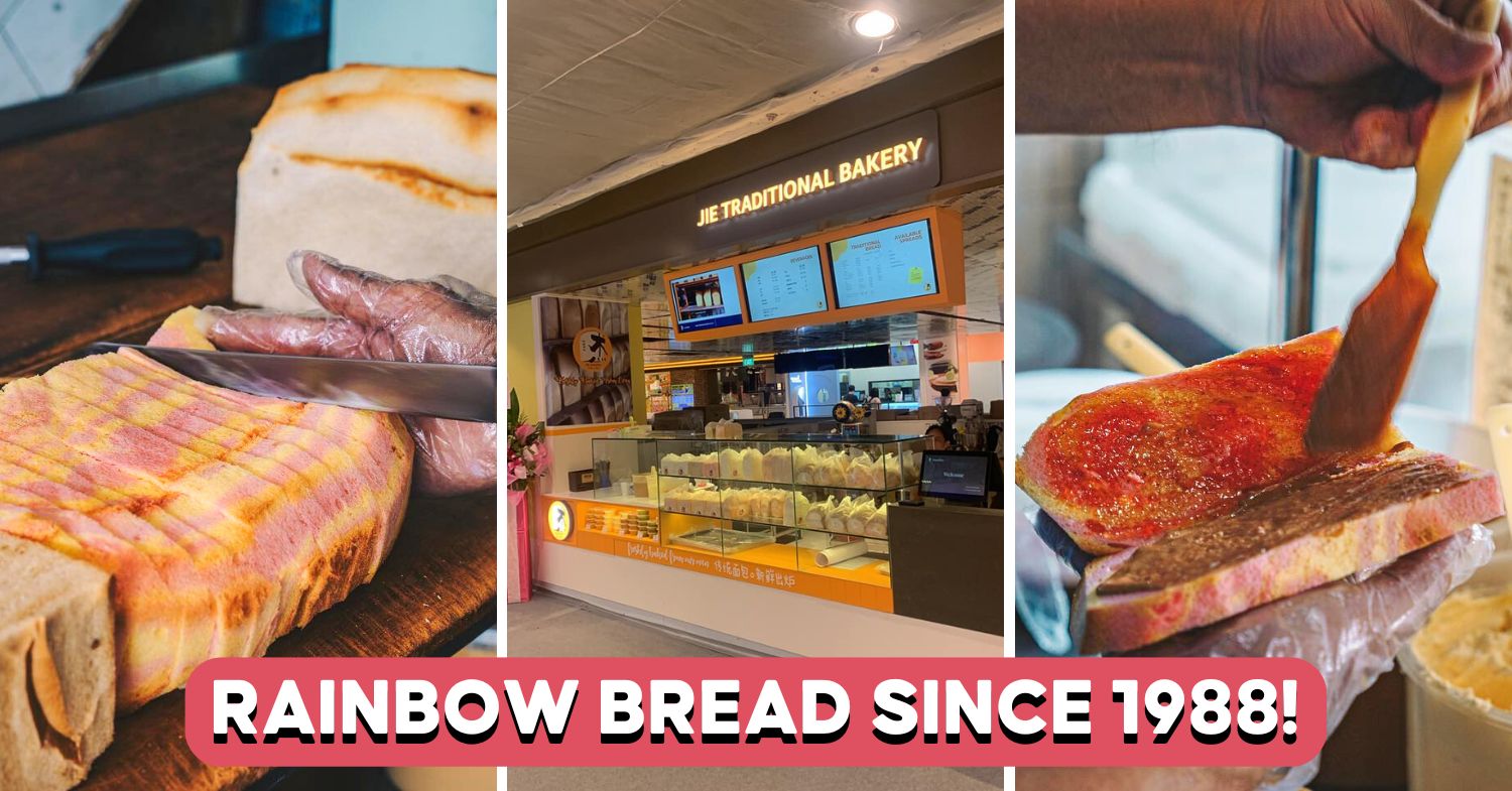 Jie Bakery Is Now Open In Farrer Park, Get Old-School Rainbow Bread ...