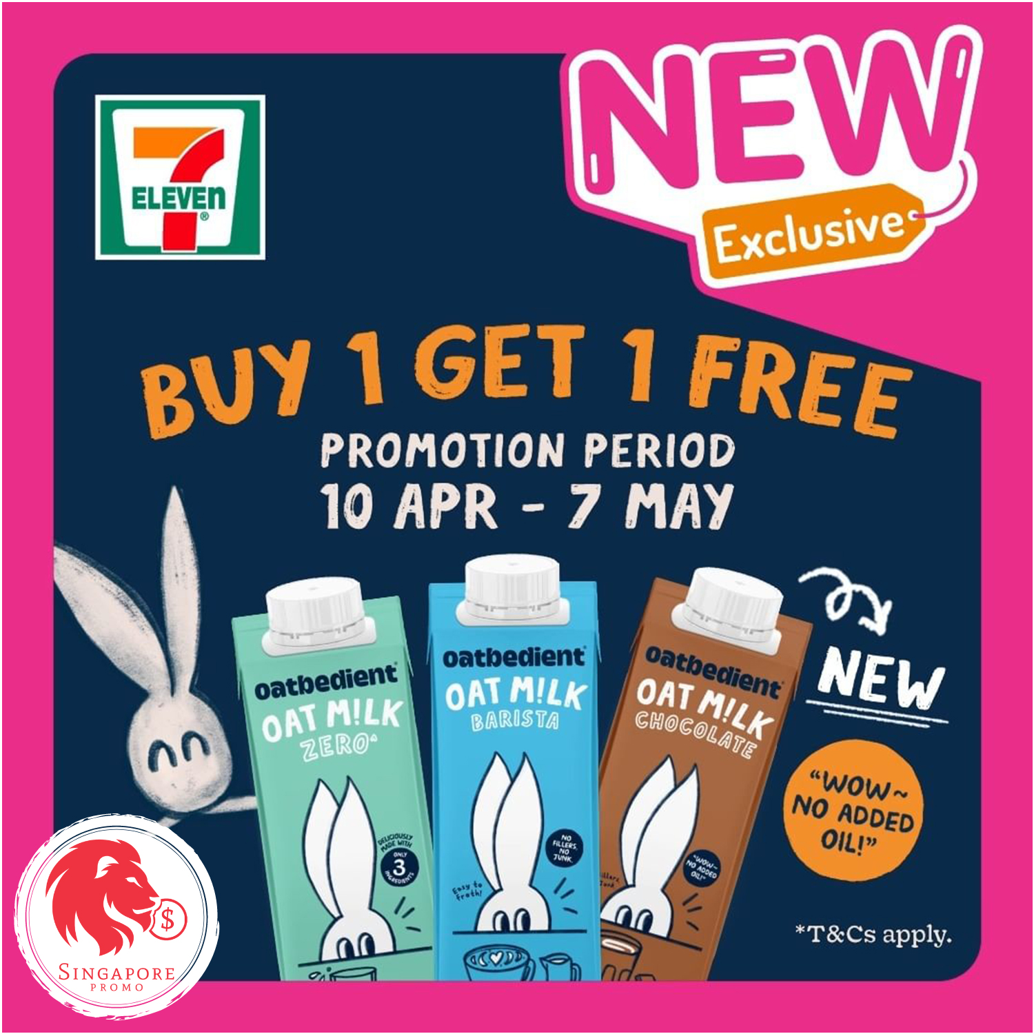 Buy 1 Get 1 FREE Oat Milk - Singapore Promo