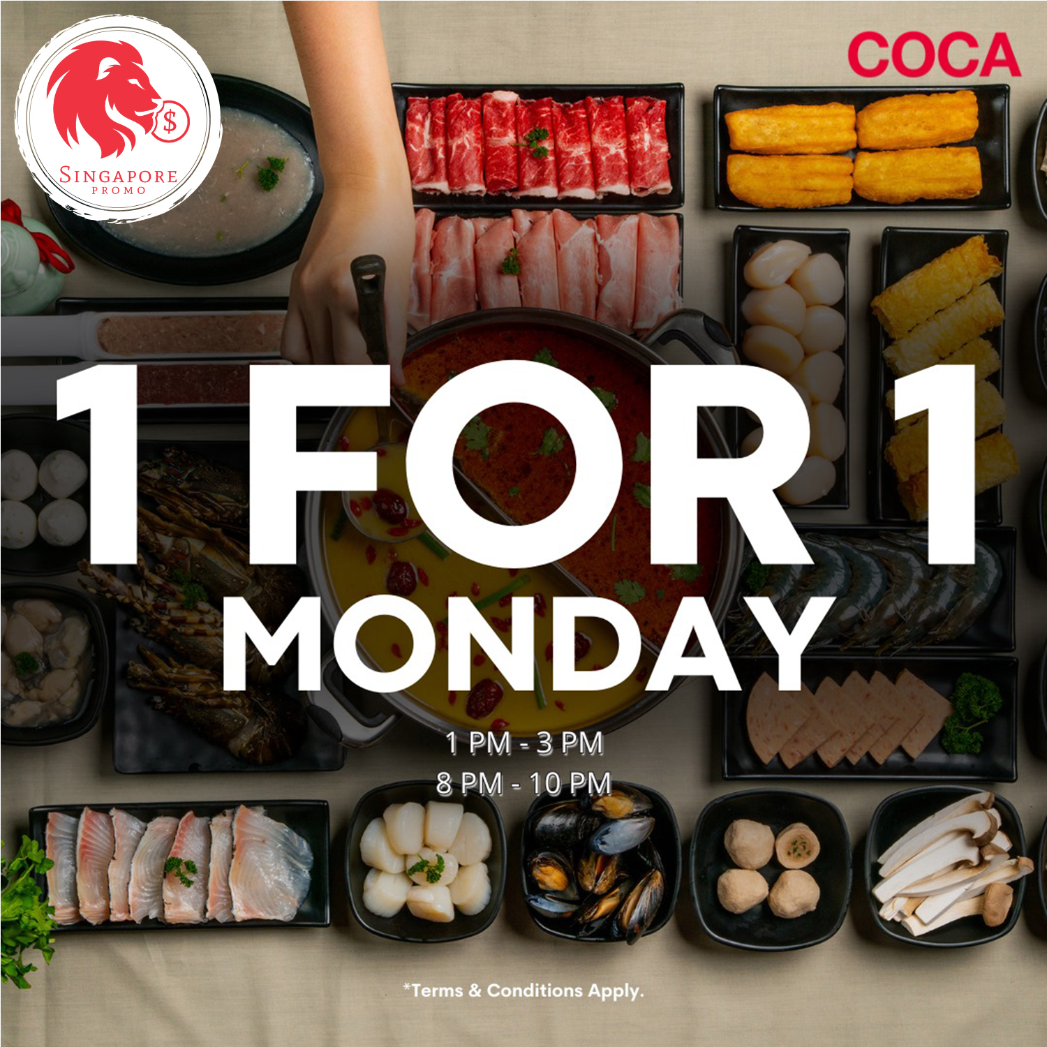 1-FOR-1 Buffet - Singapore Promo