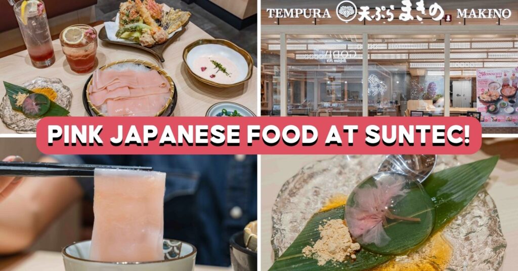 Tempura Makino Has New Sakura Menu With Pink Flat Udon And Viral ...