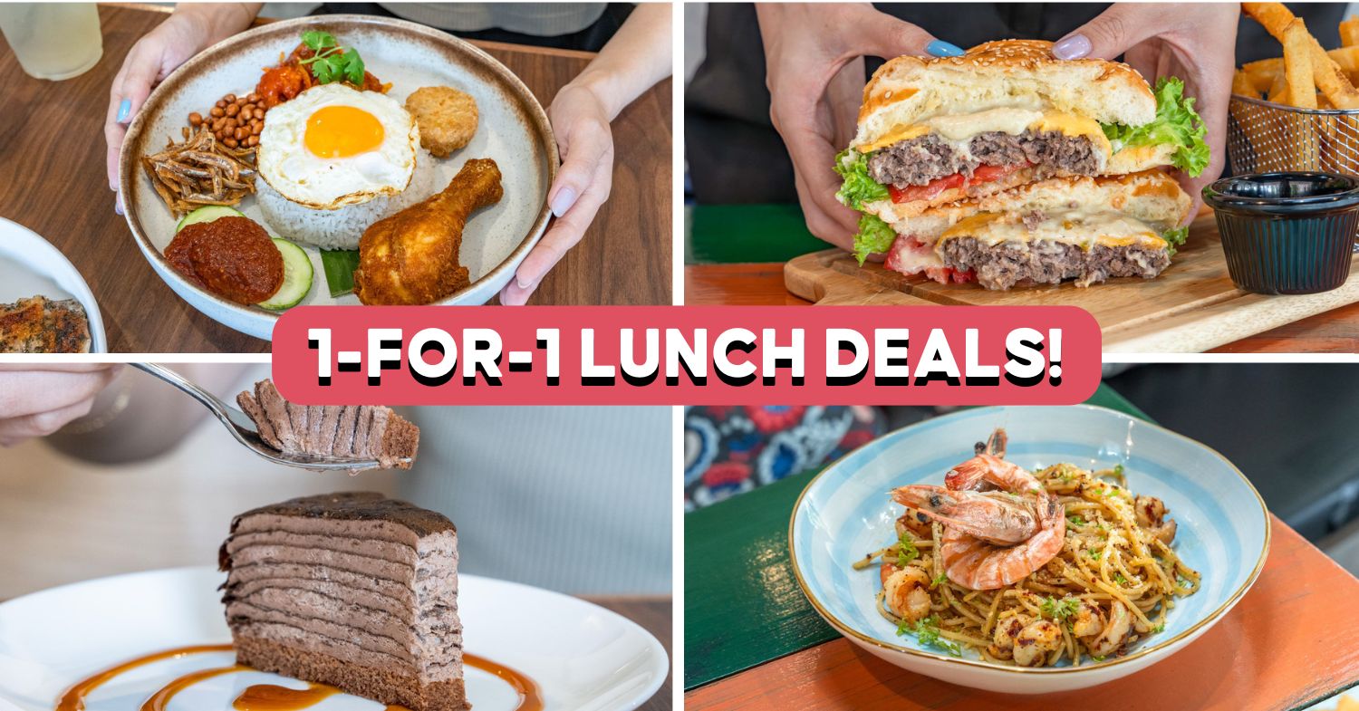 7 Esplanade Eateries With 1-For-1 Weekday Lunch Deals, Including Huge ...