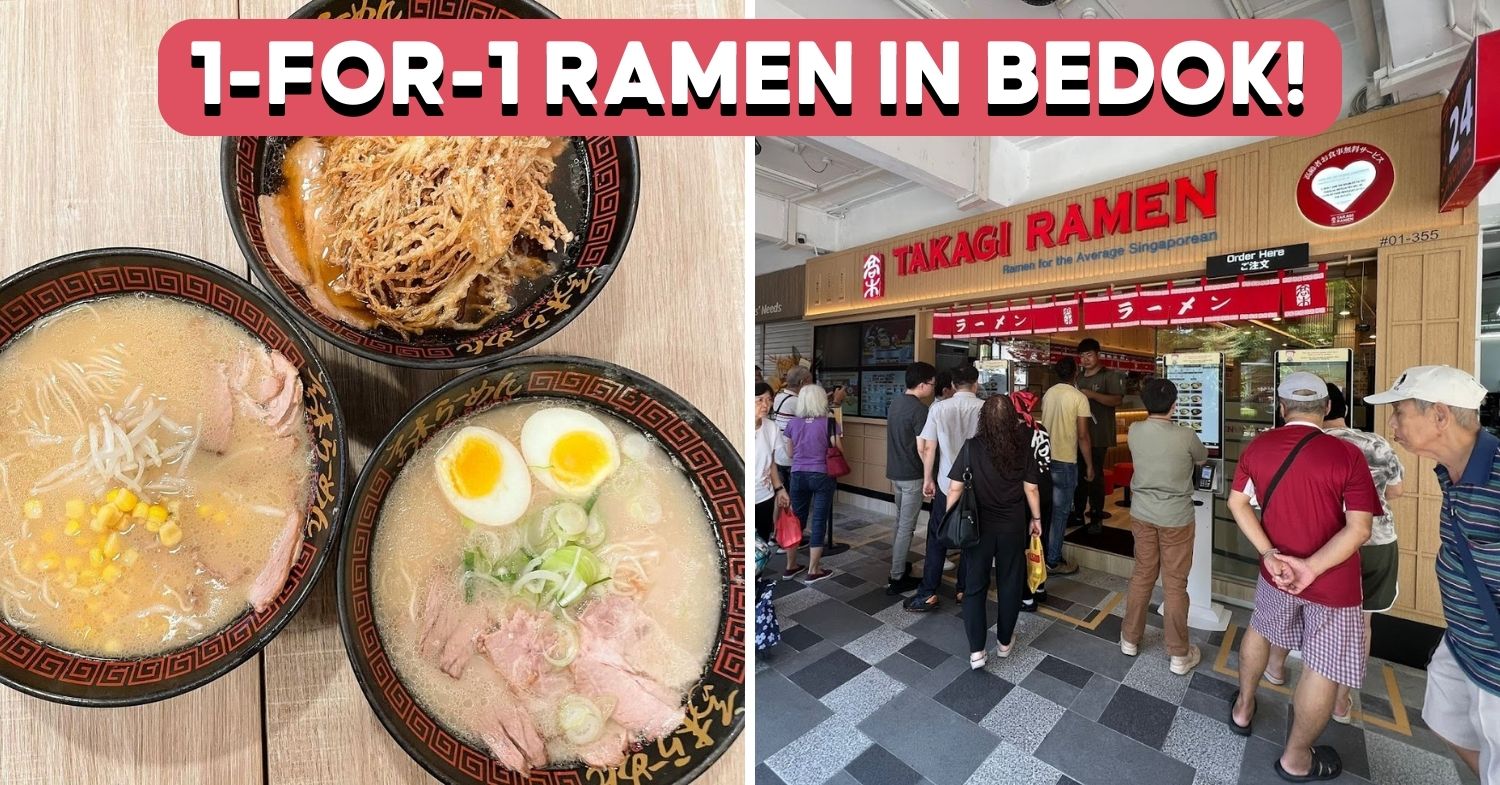 Takagi Ramen Opens 24-Hour Outlet In Bedok With 1-For-1 Ramen ...