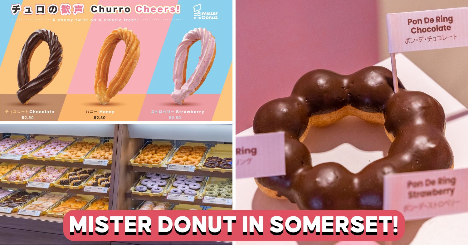 Mister Donut Opens At 313 Somerset With New Churro Doughnut - Singapore ...
