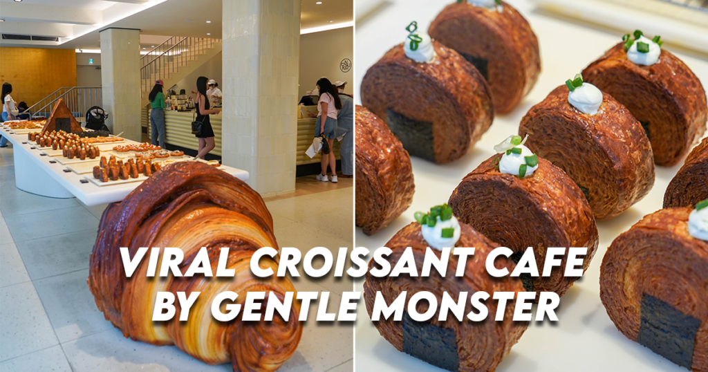 Nudake Sinsa — Viral Croissant Cafe By Gentle Monster In Seoul ...