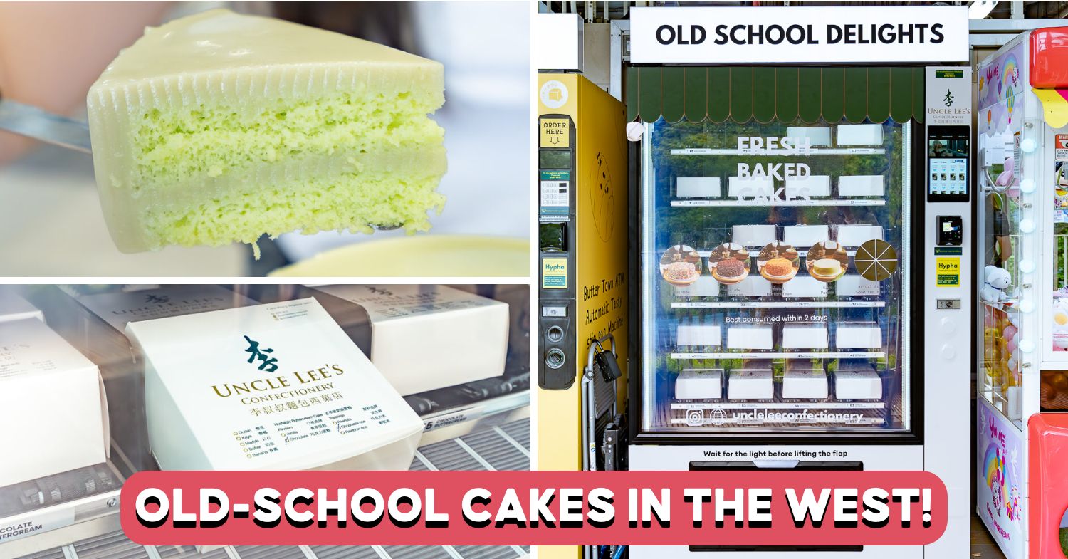 Uncle Lee Confectionery Has New Cake Vending Machine At Bukit Batok ...