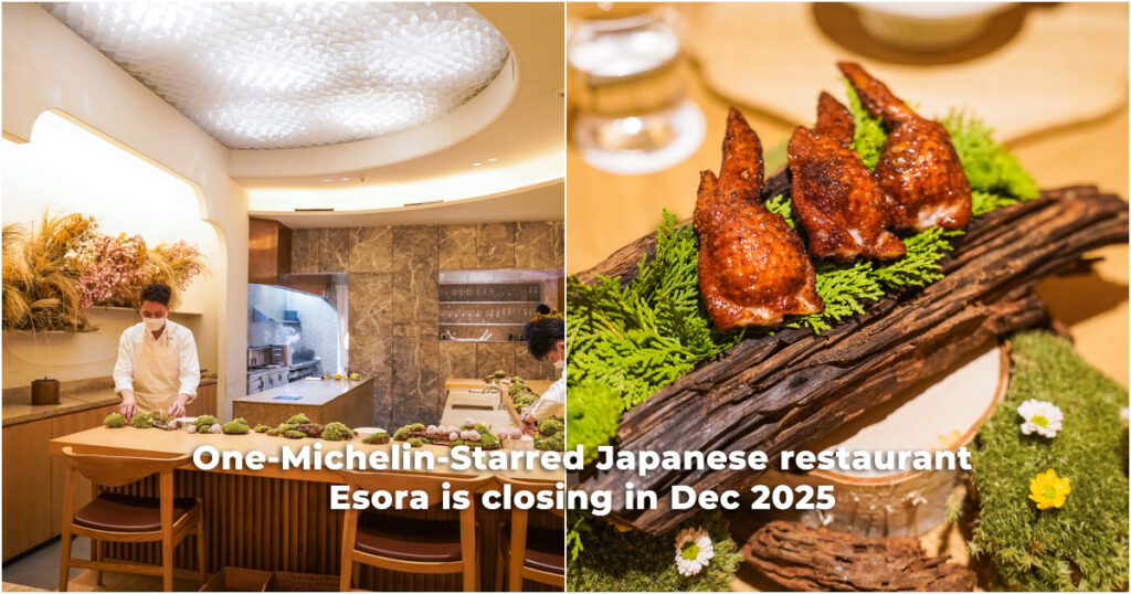 Esora – One-Michelin-Starred Japanese Restaurant Is Closing In Dec 2025 ...