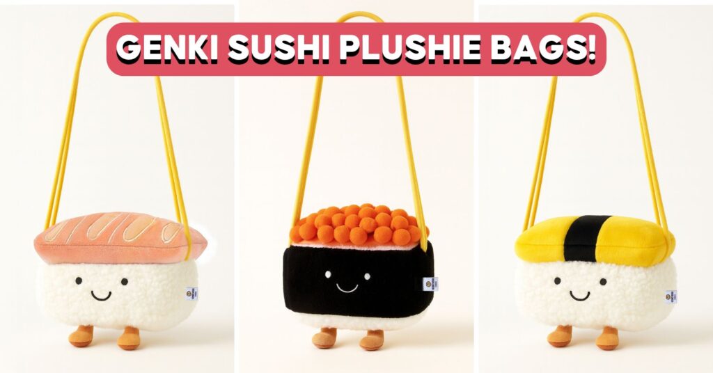Genki Sushi Launches Adorable Plushie Sling Bags In Blind Boxes ...